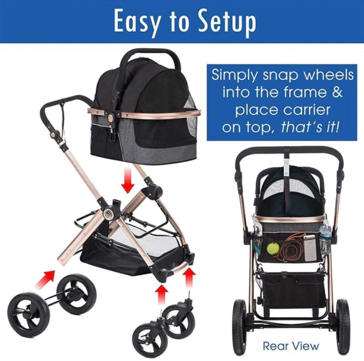 Pet Pram - Pet Stroller – Premium Paws