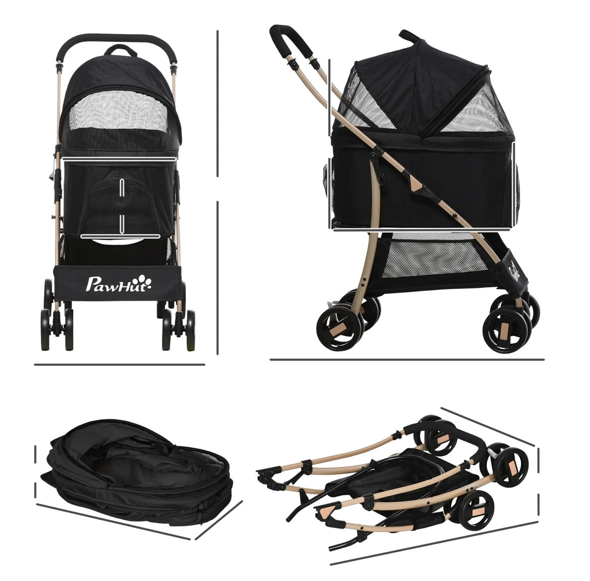 Pet Pram - Pet Stroller – Premium Paws